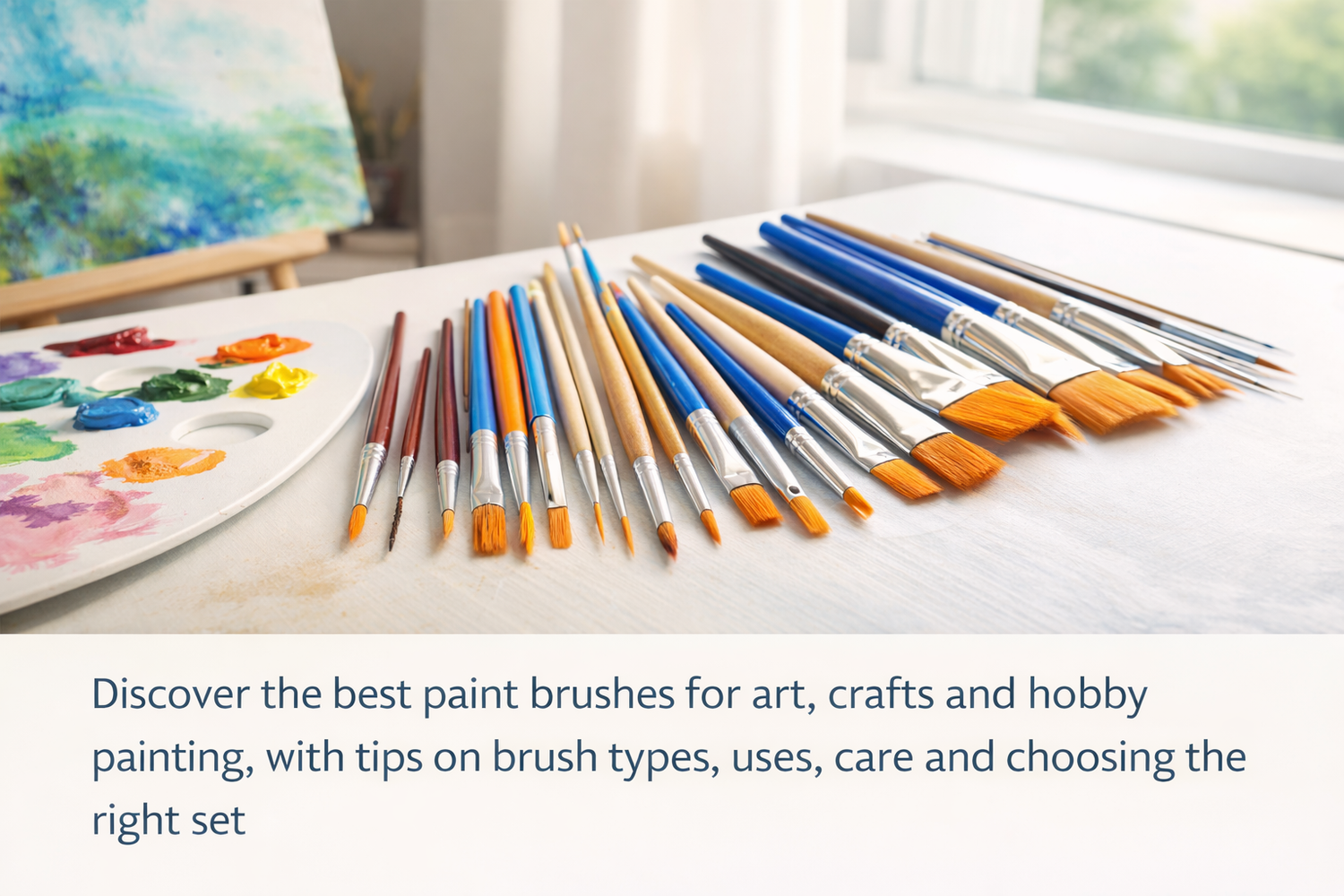 Paint Brushes Guide: Best Brush Types for Art, Crafts and Painting ...